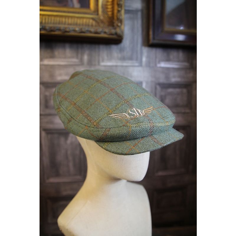 Shop our Bond Cap in Orange & Brown Check - Adjustable | SUC 1015